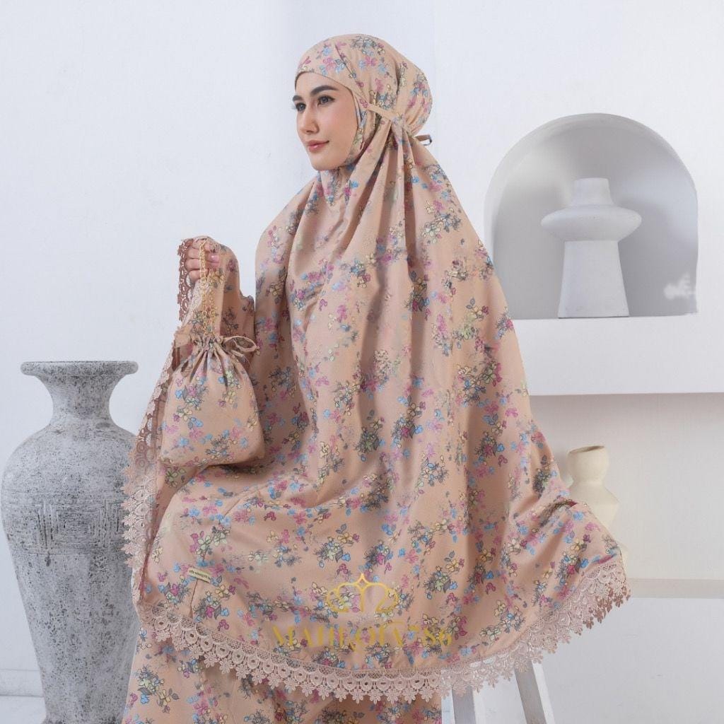 Comfort Simply One Set Muslim Prayer Dress Cotton Halwa Muslim Prayer ...