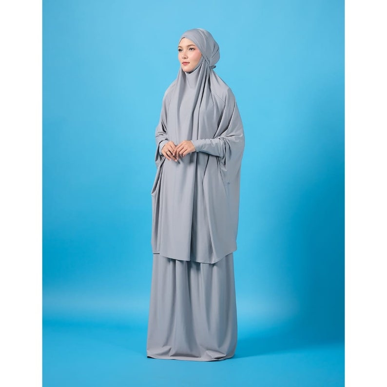 Comfort Daily Wear One Set French Khimar With Skirt - Muslim Prayer ...