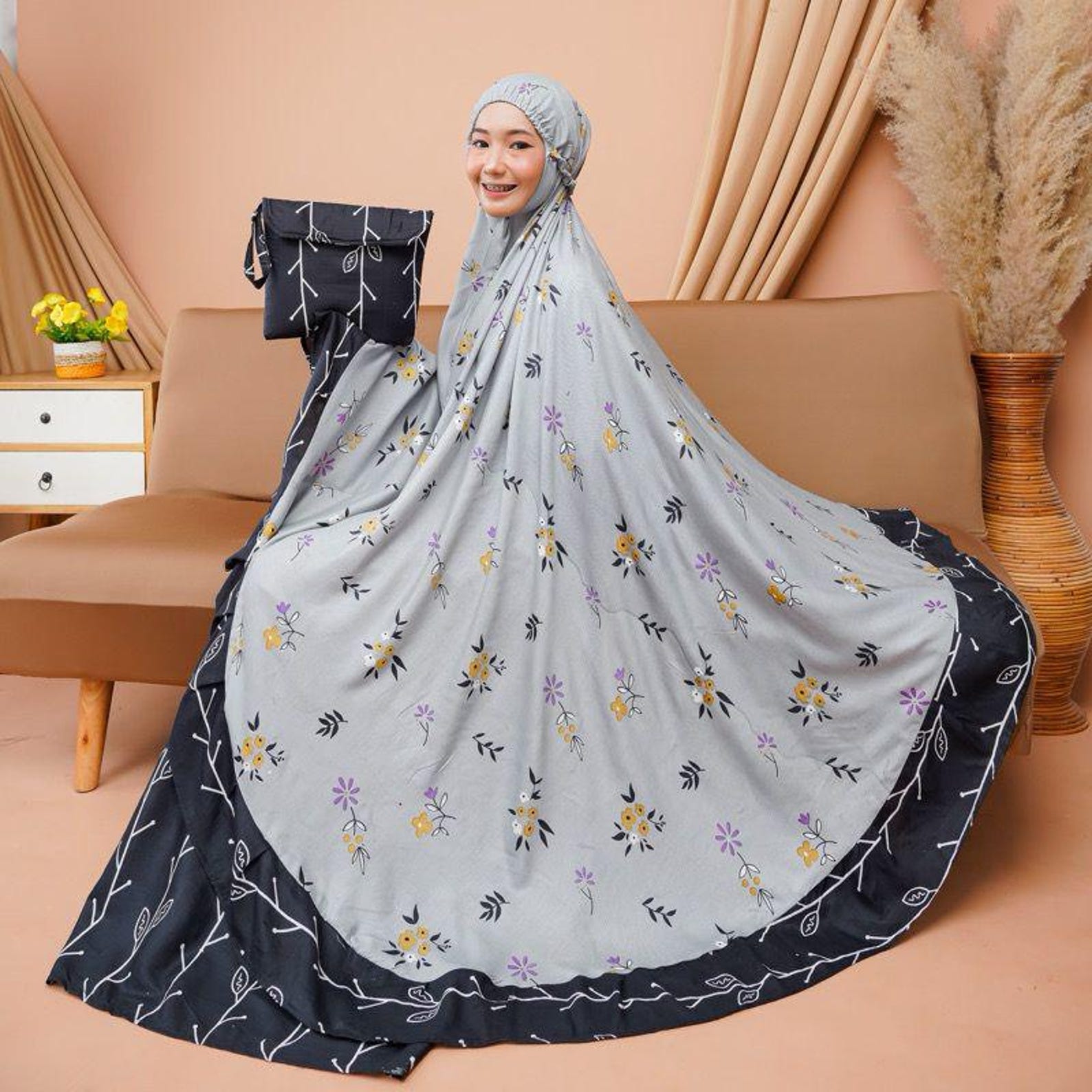 Comfort One Set Muslim Prayer Dress Rayon Cotton Jagger Muslim Prayer ...