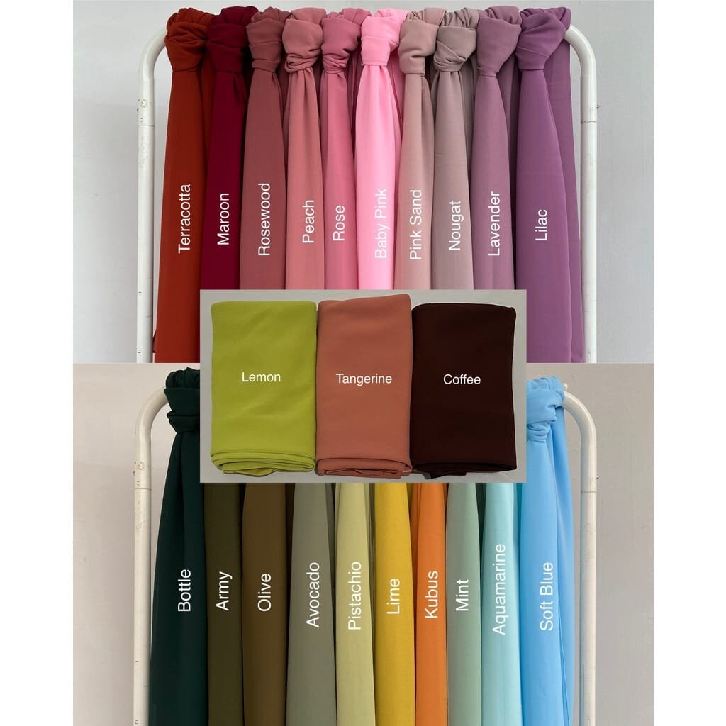 Beautiful Instant Hijab Square Ceruty - Indonesian Local Production - Etsy