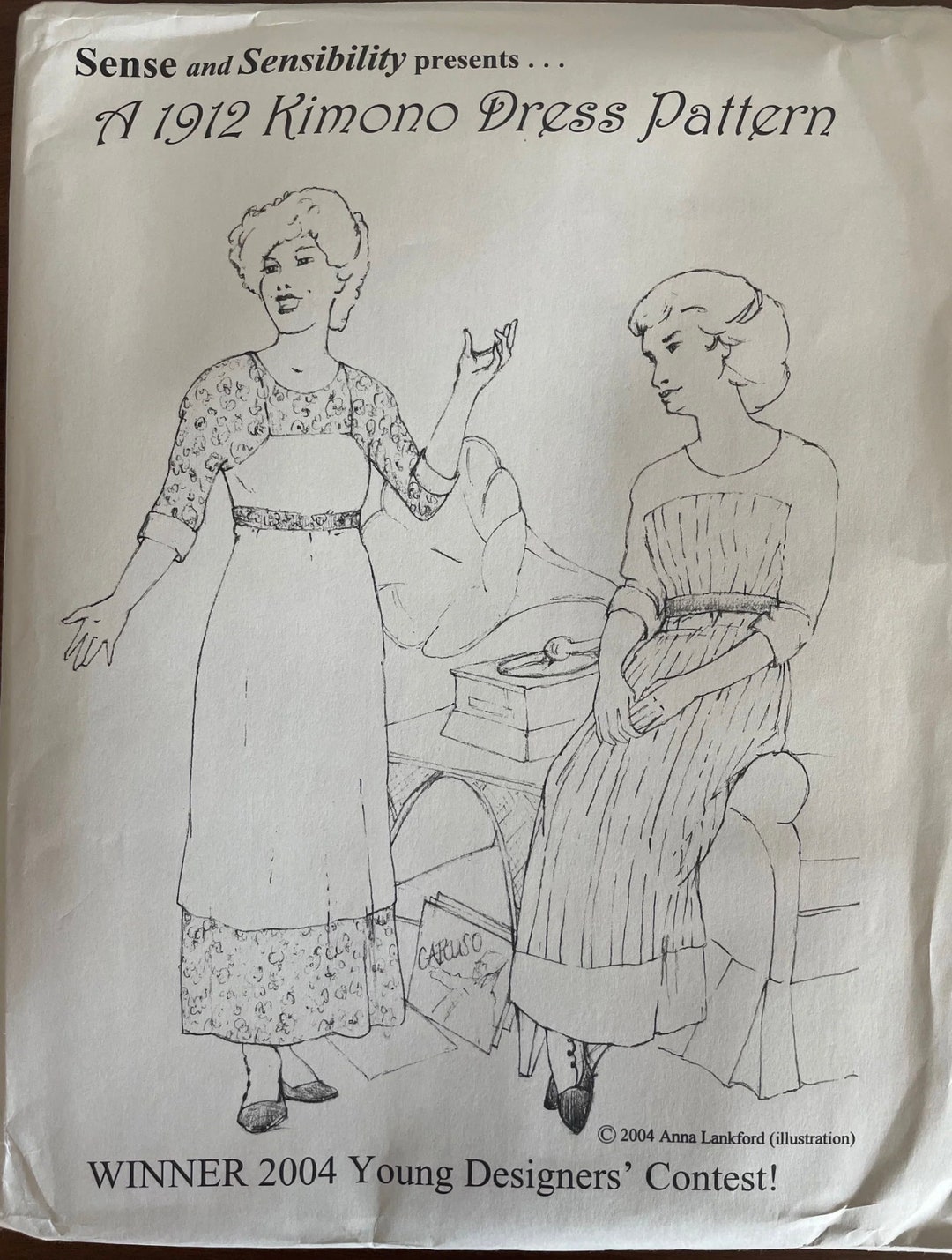 A 1912 Kimono Dress Pattern - Etsy