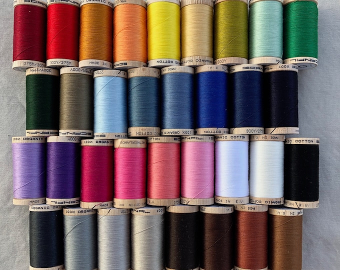 Scanfil Organic Cotton Sewing Thread - Etsy