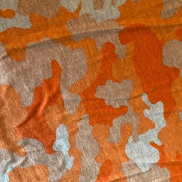 Camo and Orange - Etsy