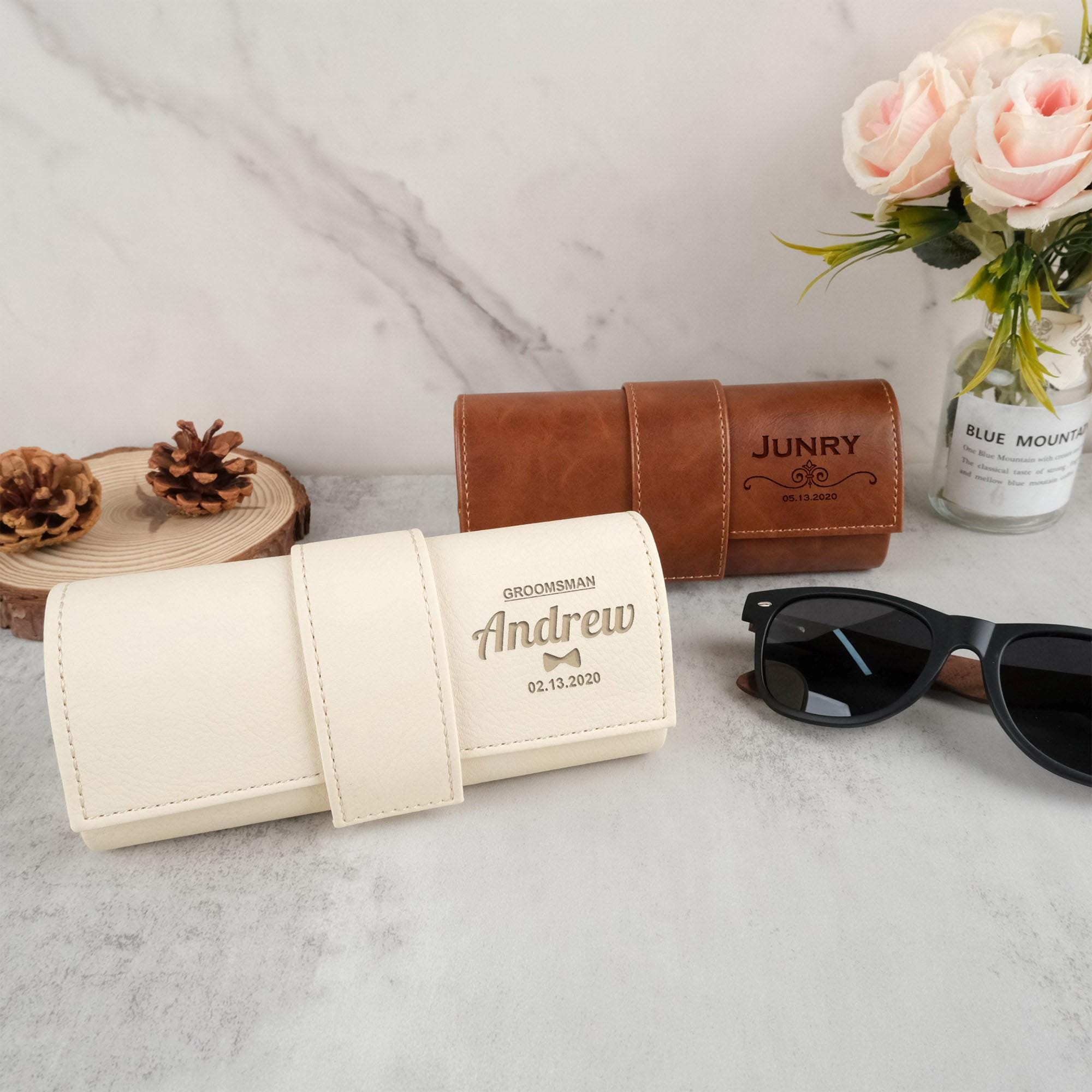 Custom Sunglass Cases, Vintage Leather Eyeglass Cases, Unisex Sunglass Cases, Best Men's ...