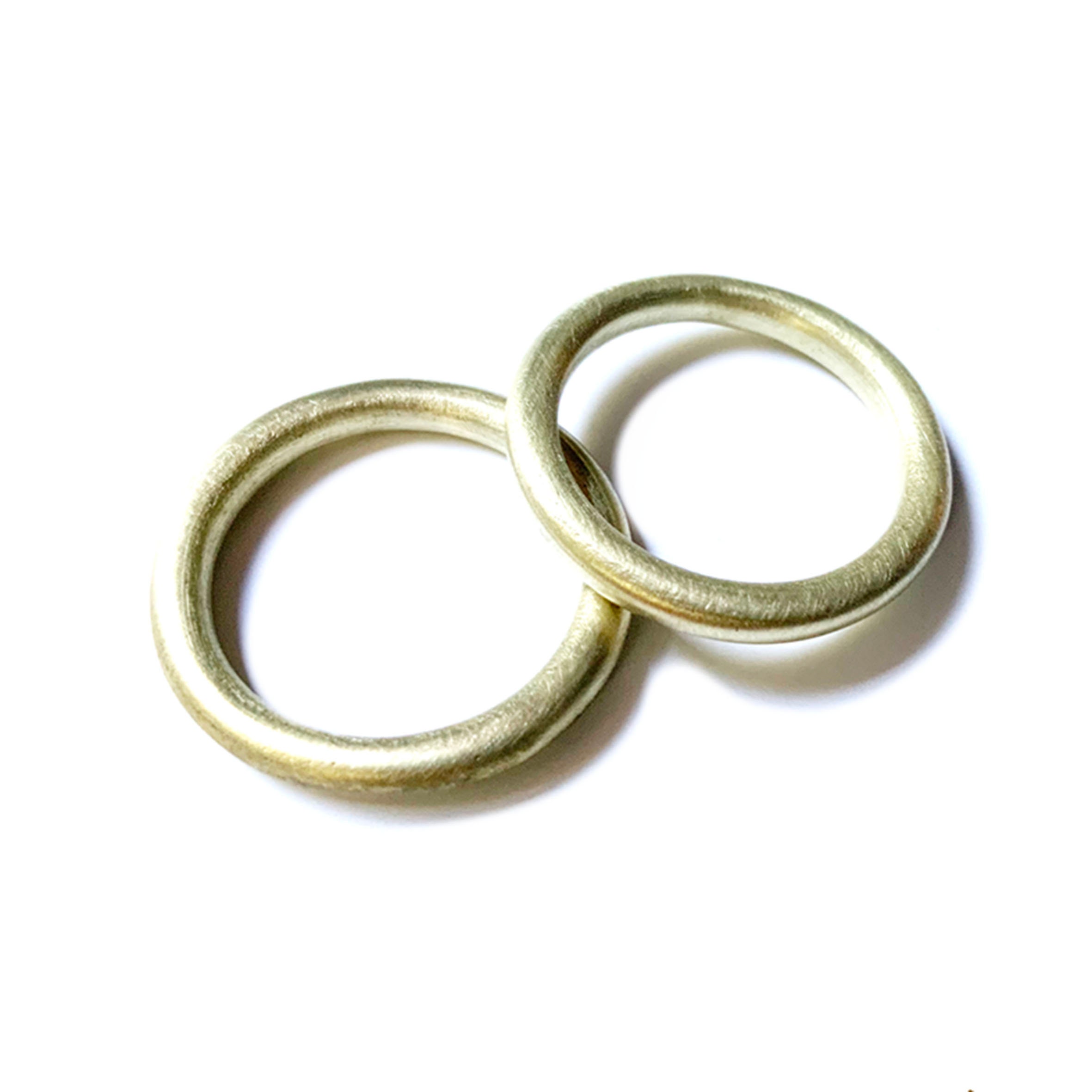 Brass Unisex Stacking Thick Donut Ring - Etsy