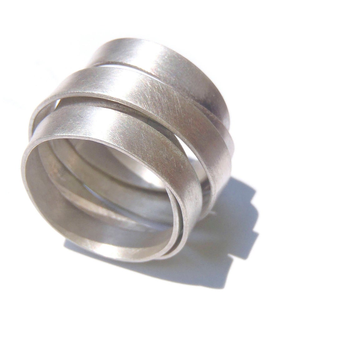 Endless Minimalist Unisex Ring Wrapped Infinite Design - Etsy