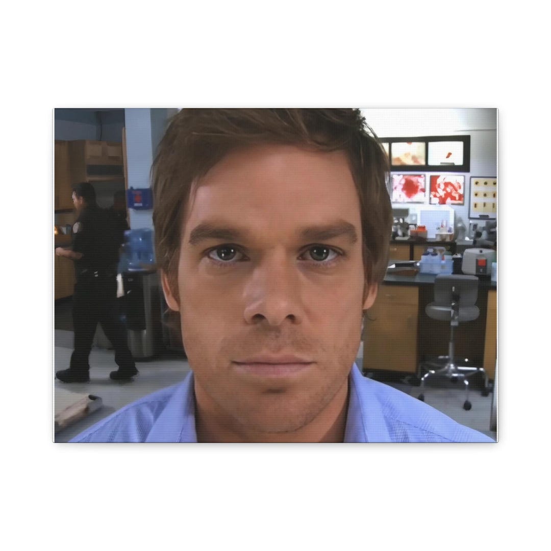 Hello, Dexter Morgan - Matte Canvas Print - Etsy