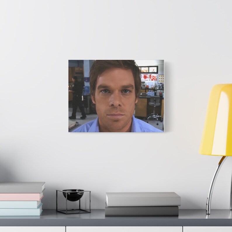 Hello, Dexter Morgan - Matte Canvas Print - Etsy