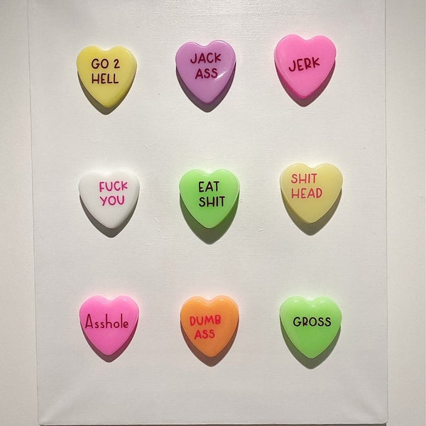 Mean Candy Heart - Etsy