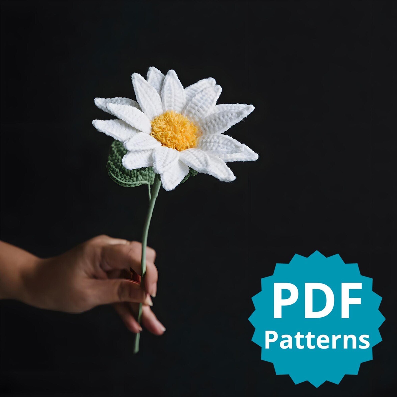 Oxeye Daisy Crochet Pattern (PDF) – Includes Video Tutorial - Etsy