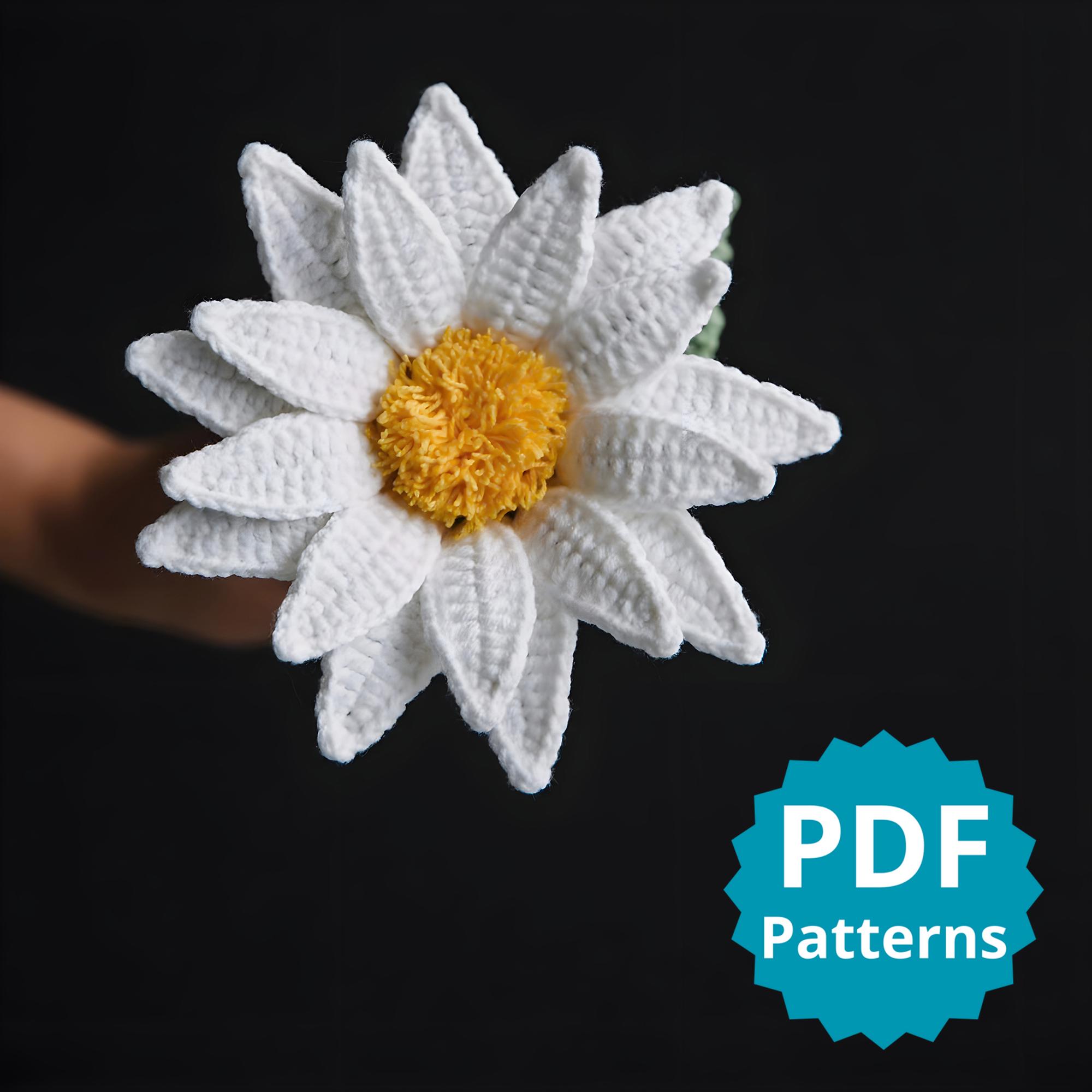 Oxeye Daisy Crochet Pattern (PDF) – Includes Video Tutorial - Etsy