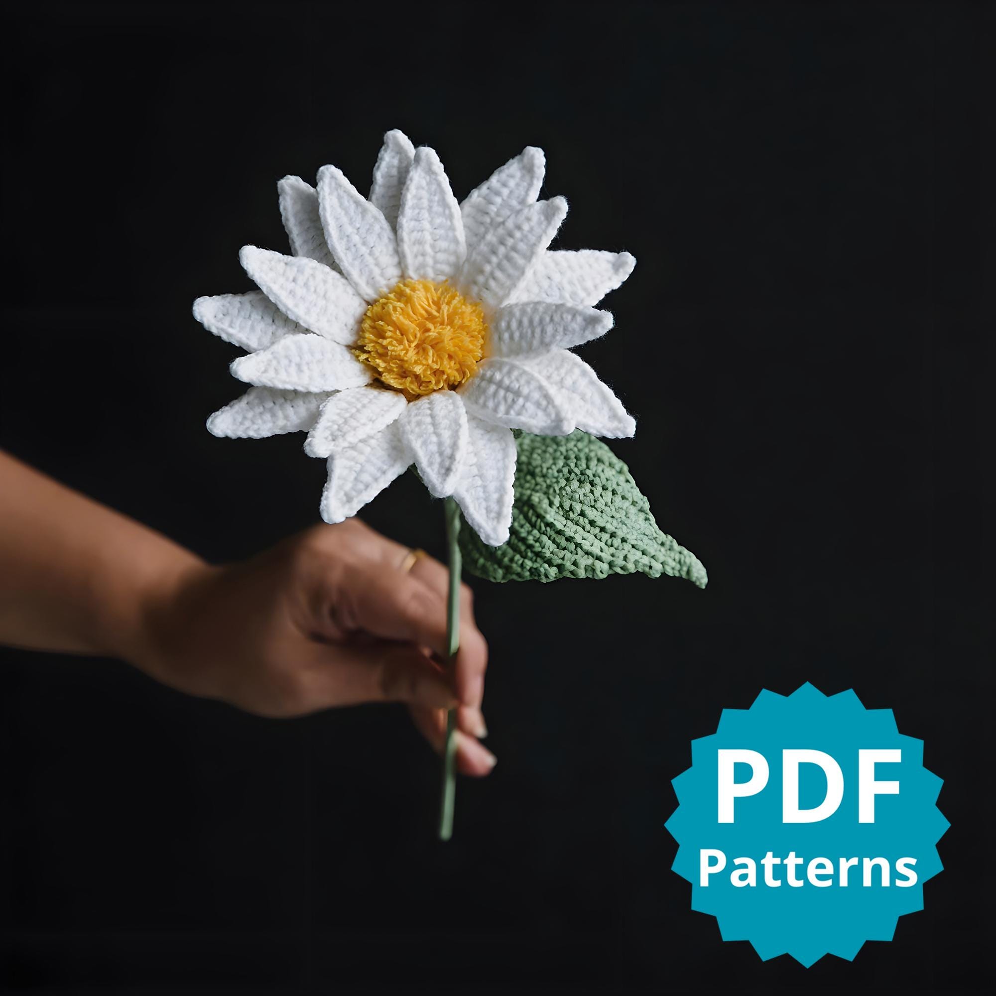 Oxeye Daisy Crochet Pattern (PDF) – Includes Video Tutorial - Etsy