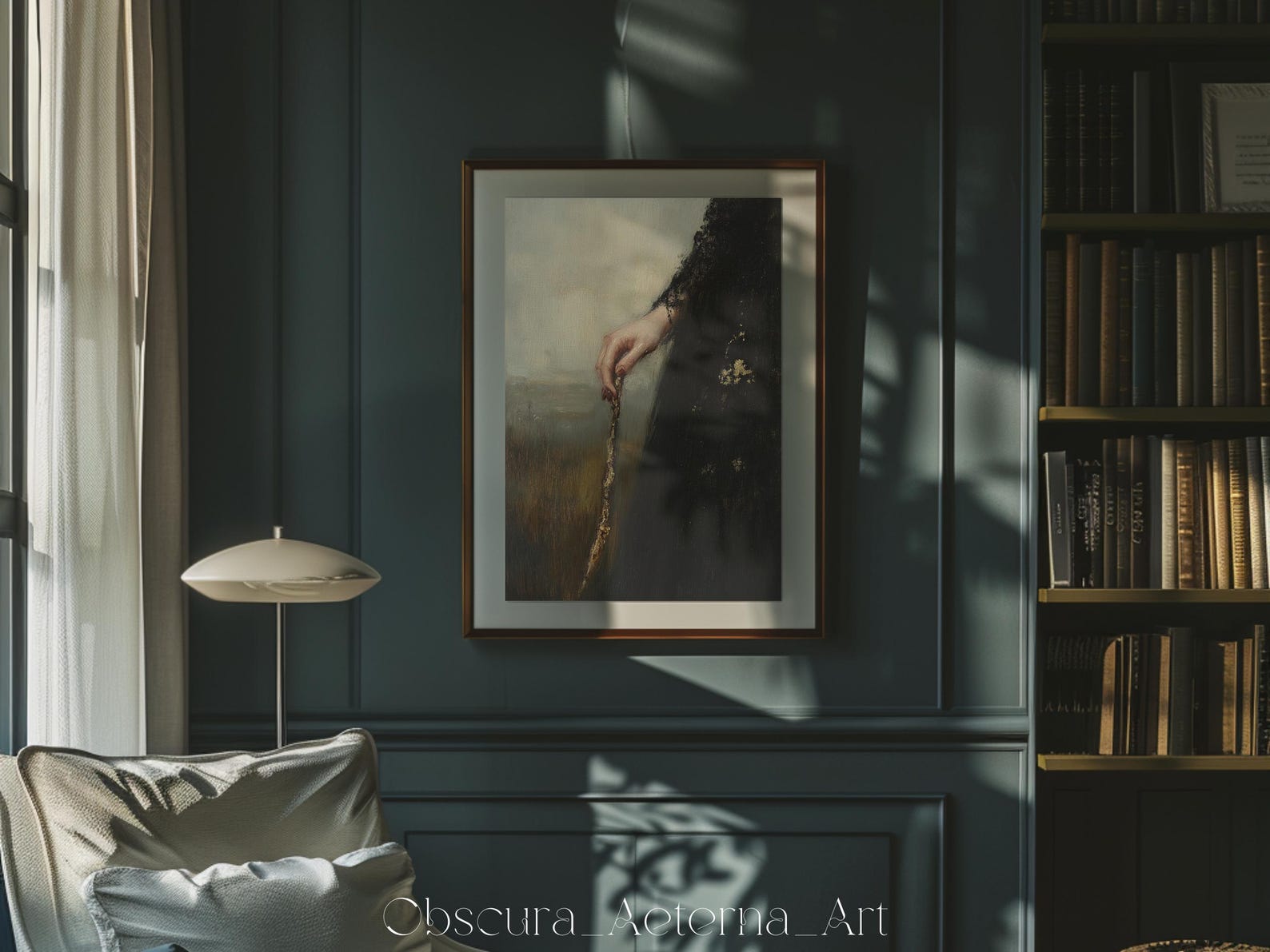 Ethereal Witch Painting | Witch Dark Art, Dark Academia Printable ...