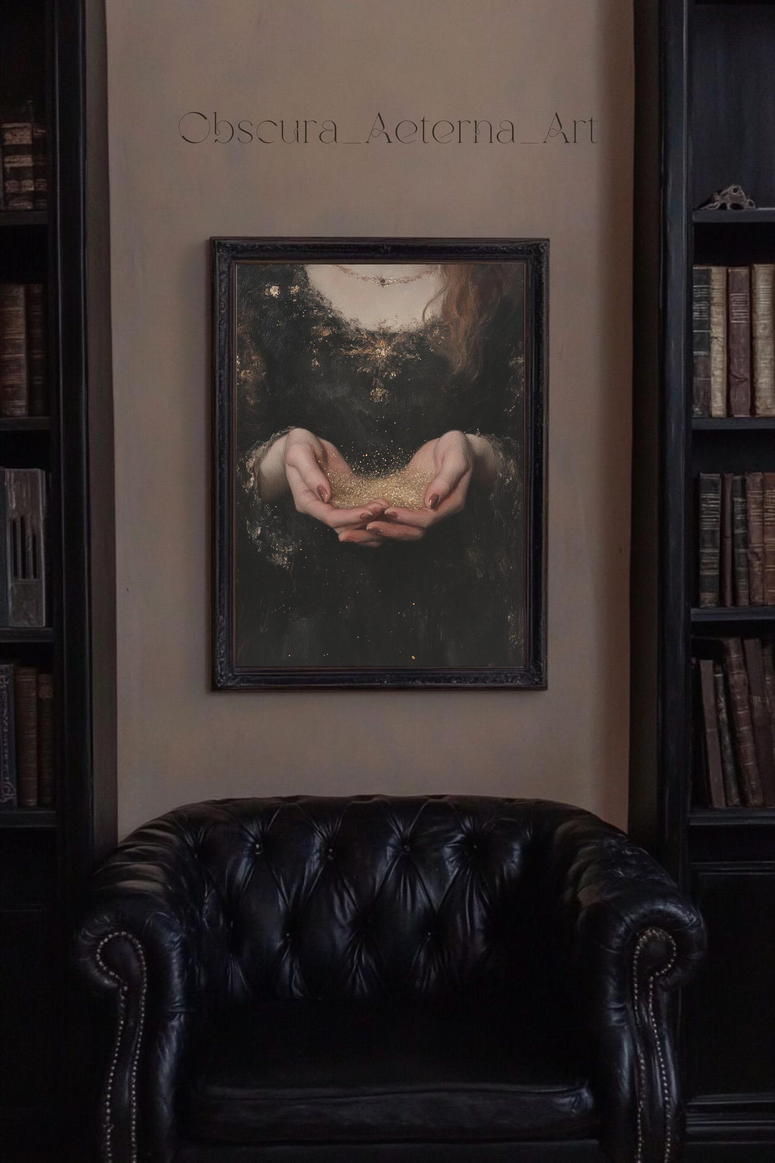 Enchanted Hands | Dark Academia Printable Art, Moody Aesthetic Digital ...