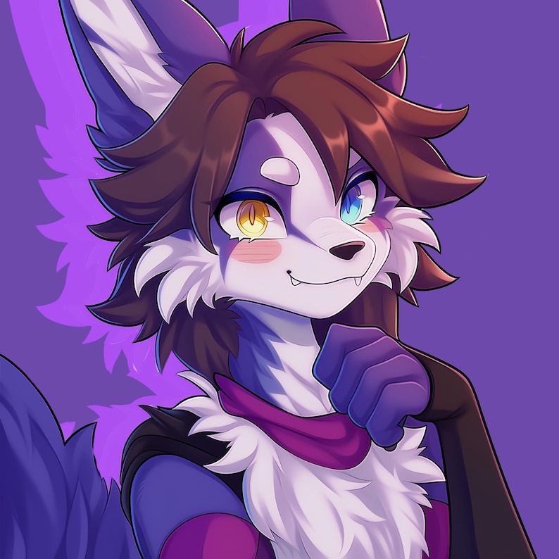 Custom Furry Art Commission | Personalized Fursona Character Design ...