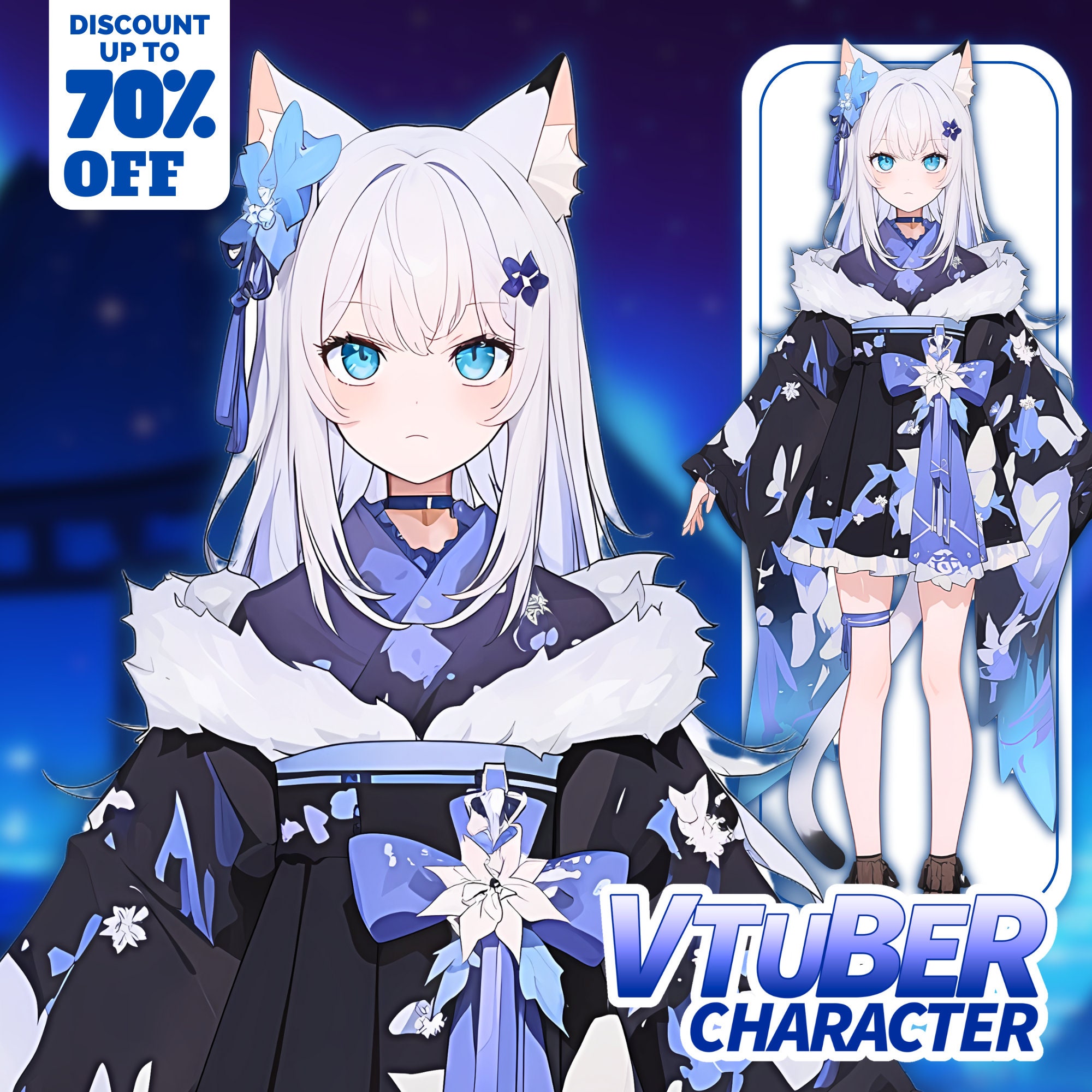 CUSTOM Live2d Vtuber Commission, Vtuber Assets, Live2d Model Commission ...