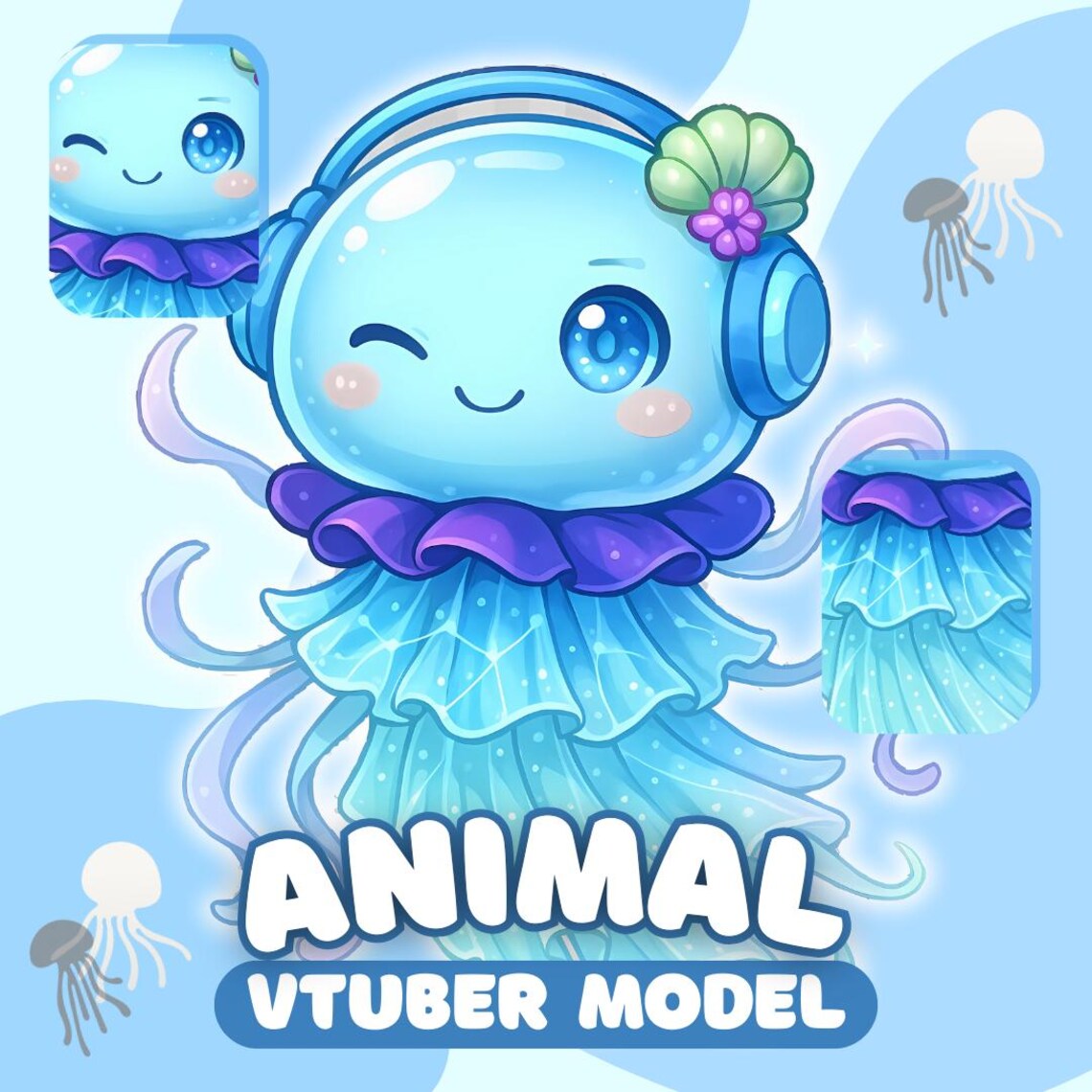 Custom Vtuber Pet | Custom Vtuber Mascot, Cute Vtuber Pet, Animal ...