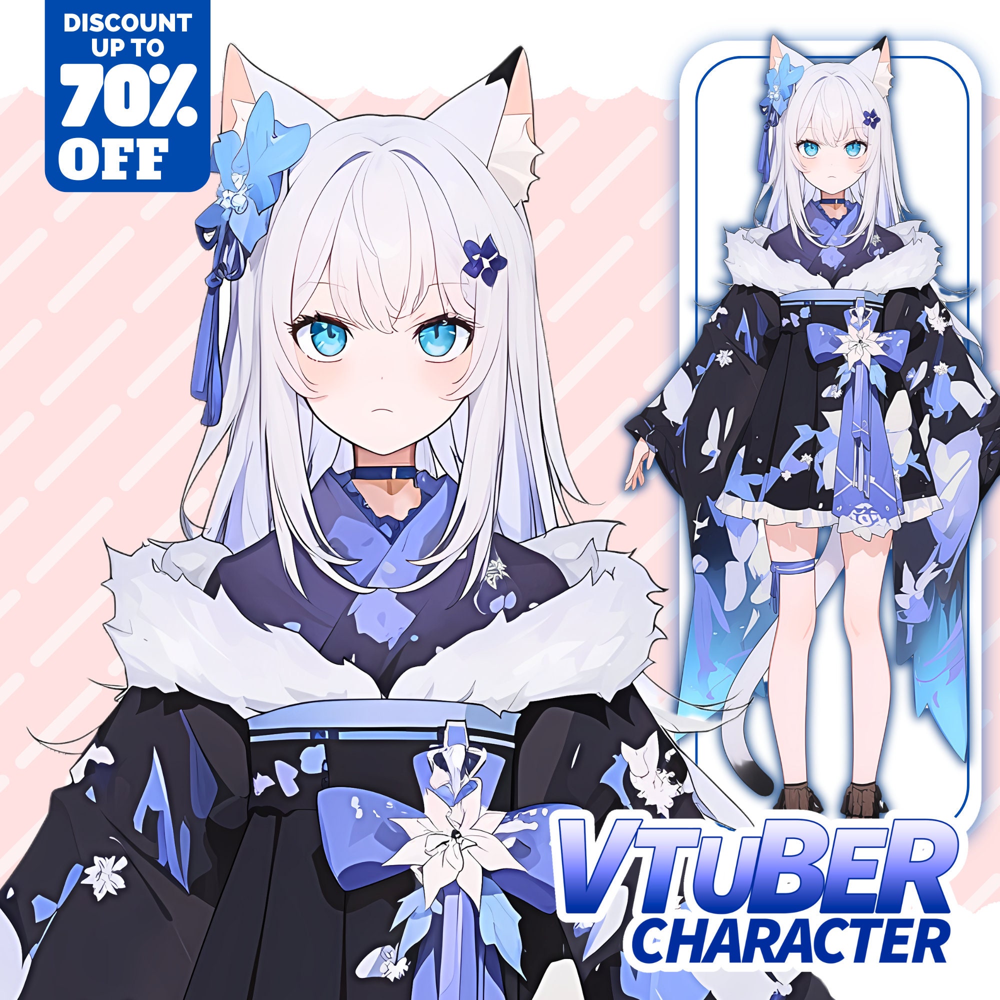 CUSTOM Live2d Vtuber Commission, Vtuber Assets, Live2d Model Commission ...