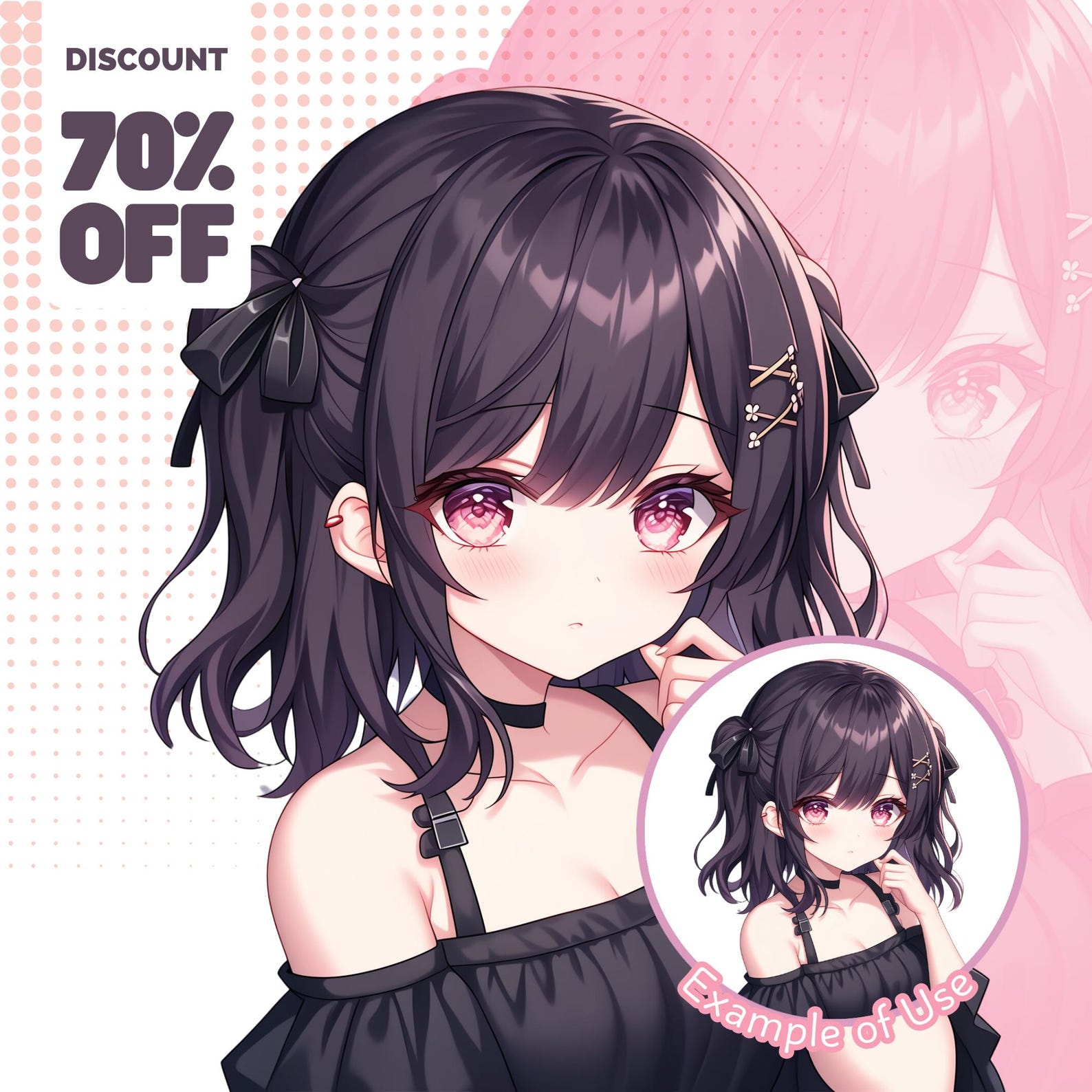 CUSTOM PFP ANIME Twitch Avatar, Anime Portrait, Anime Illustration, Pfp ...