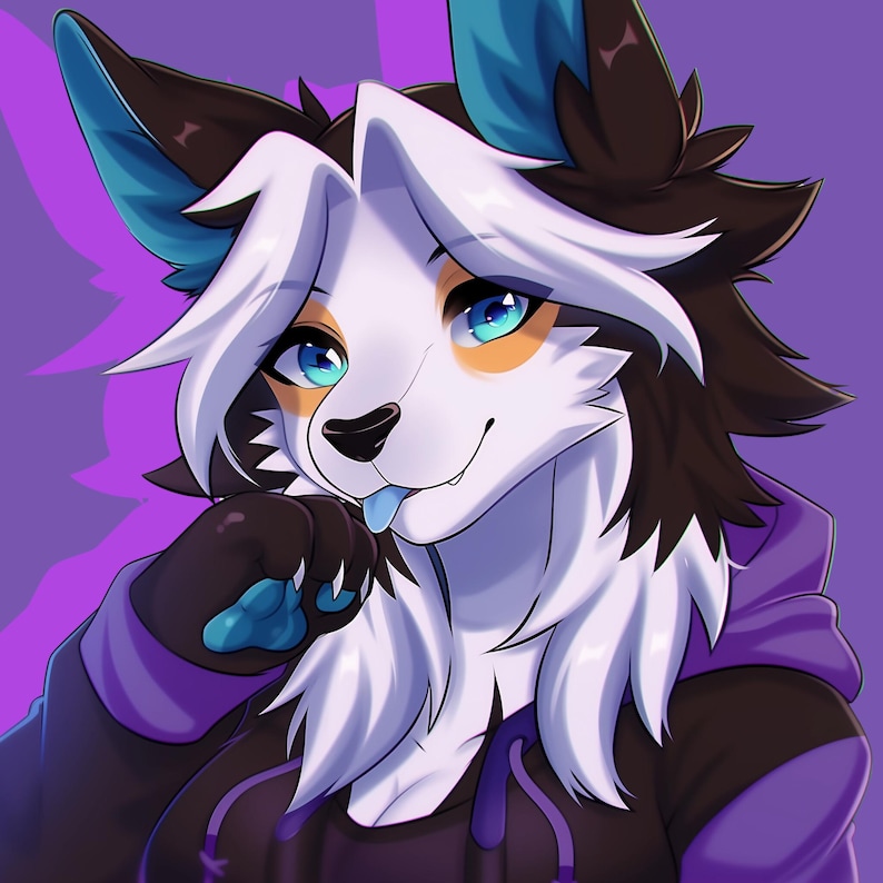 Custom Furry Art Commission, Personalized Fursona, Character Design - Etsy