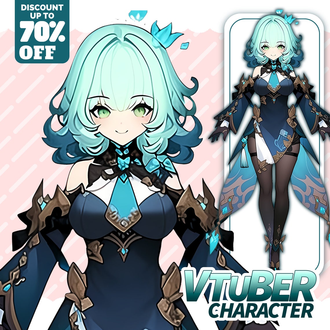 CUSTOM Live2d Vtuber Commission, Vtuber Assets, Live2d Model Commission ...