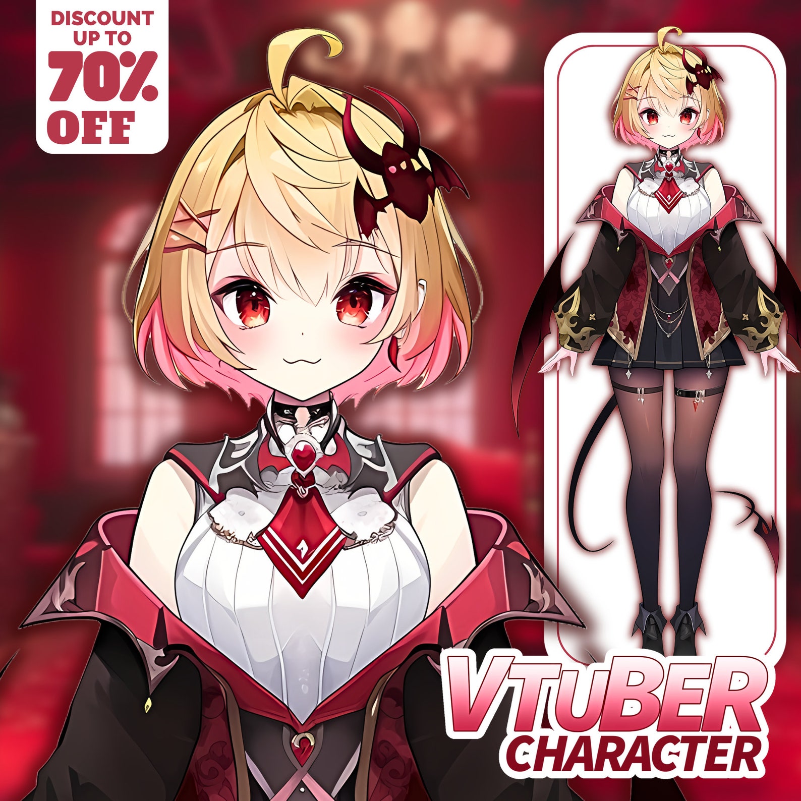 CUSTOM Live2d Vtuber Commission, Vtuber Assets, Live2d Model Commission ...