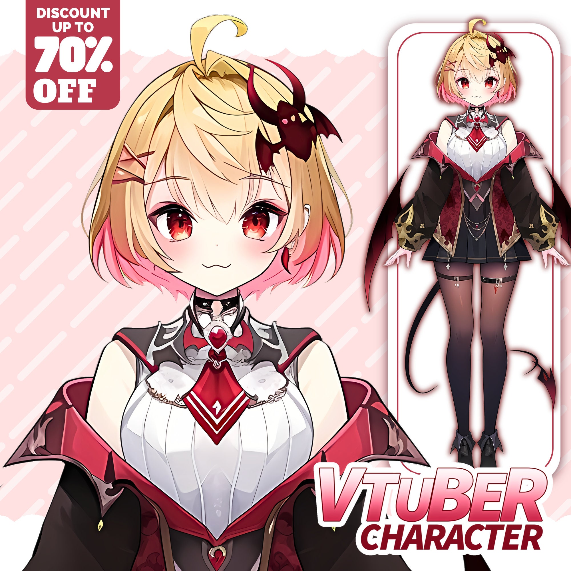 CUSTOM Live2d Vtuber Commission, Vtuber Assets, Live2d Model Commission ...