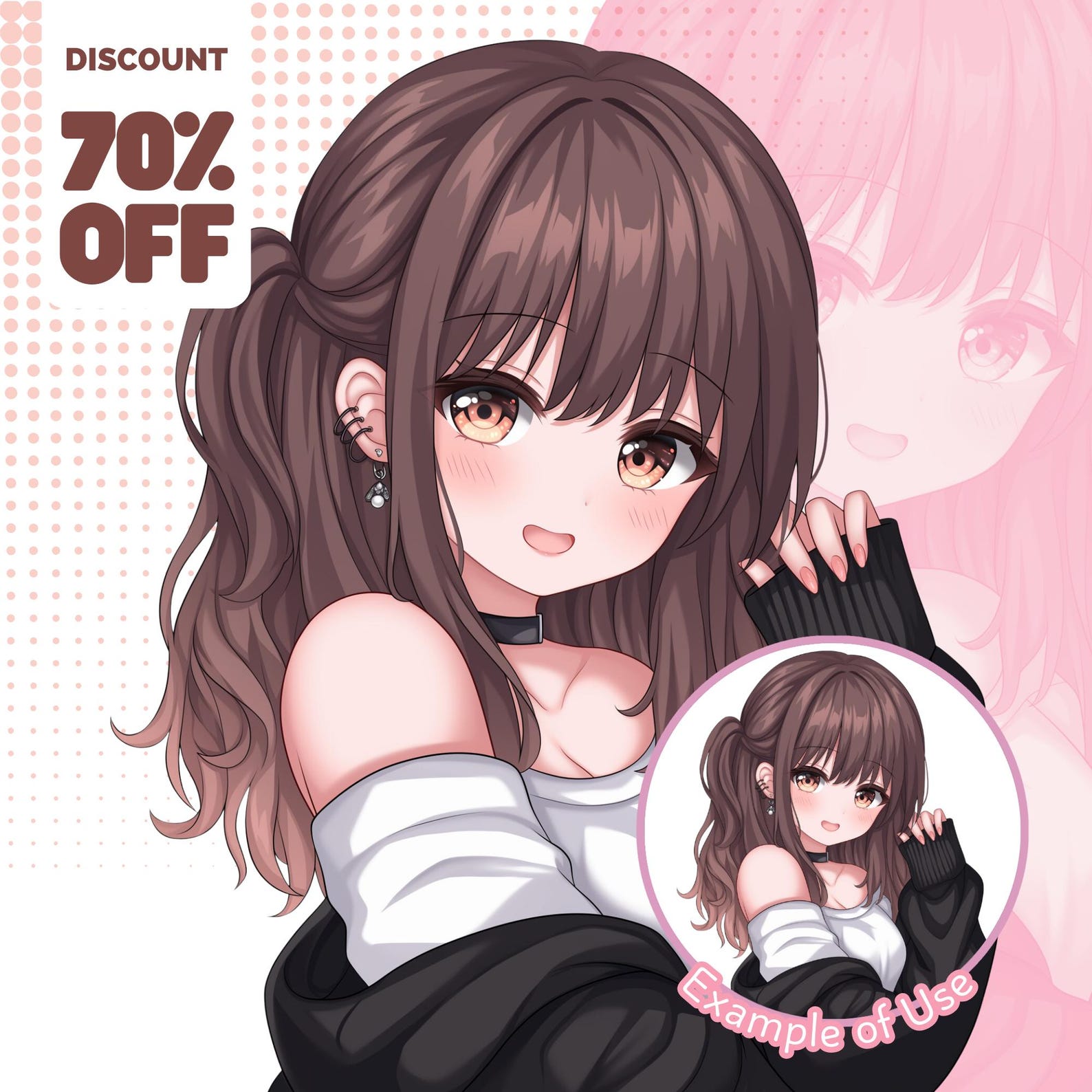 CUSTOM PFP ANIME Twitch Avatar, Anime Portrait, Anime Illustration, Pfp ...