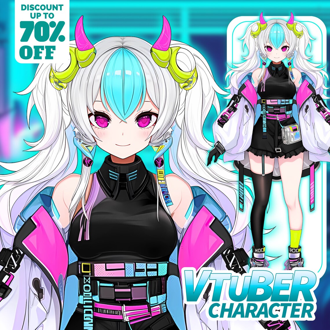 CUSTOM Live2d Vtuber Commission, Vtuber Assets, Live2d Model Commission ...