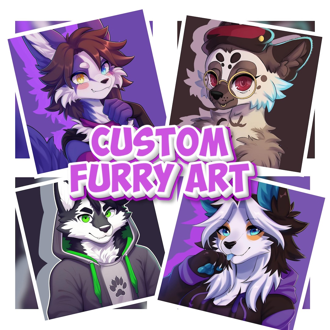 Custom Furry Art, Furry Design, Fursona Art, Personalized OC Furry ...