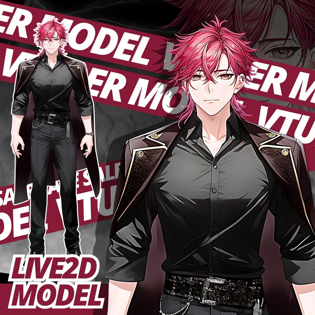 Custom Vtuber, Vtuber Male, Vtuber Model, Vtuber Commission, Live2d ...
