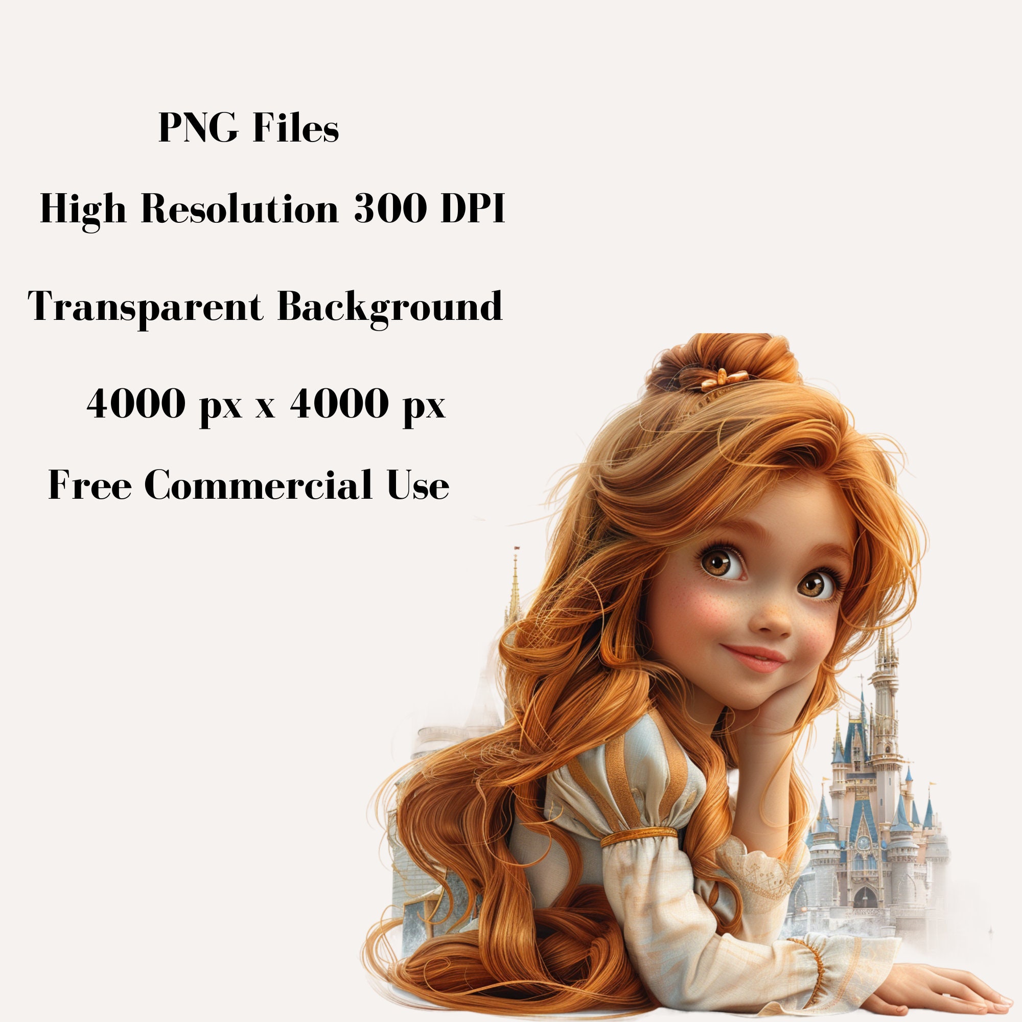 100 Fairytale Princess Clipart Bundle, Cute Princess PNG, Princess Girl ...