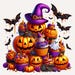 22 Halloween Candy Clipart Bundle, Halloween Treats PNG Bundle ...