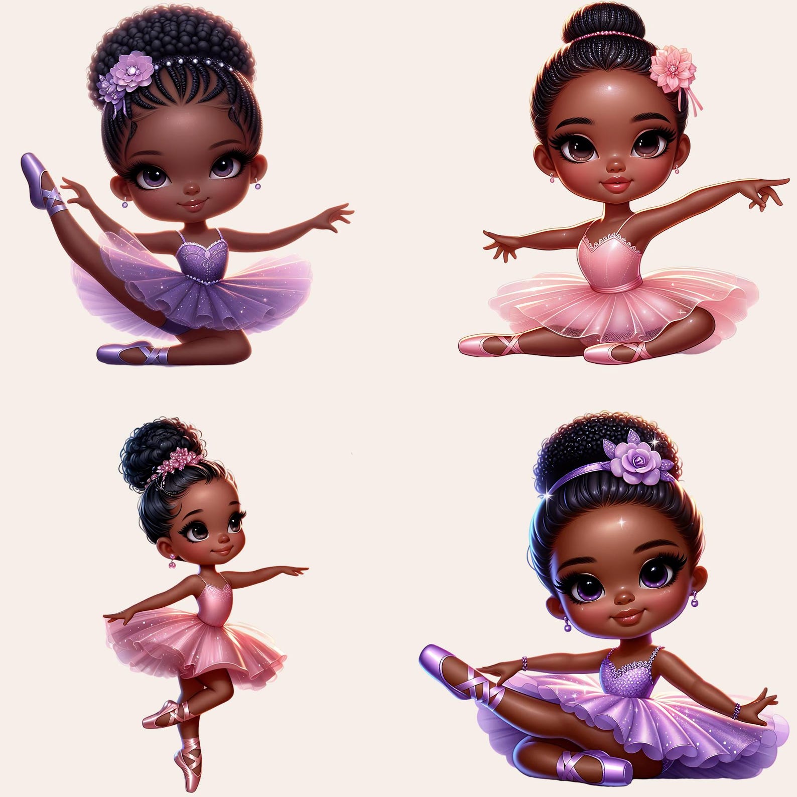 29 Afro American Ballerina Clipart, Cute Ballerina Clipart, Ballerina ...