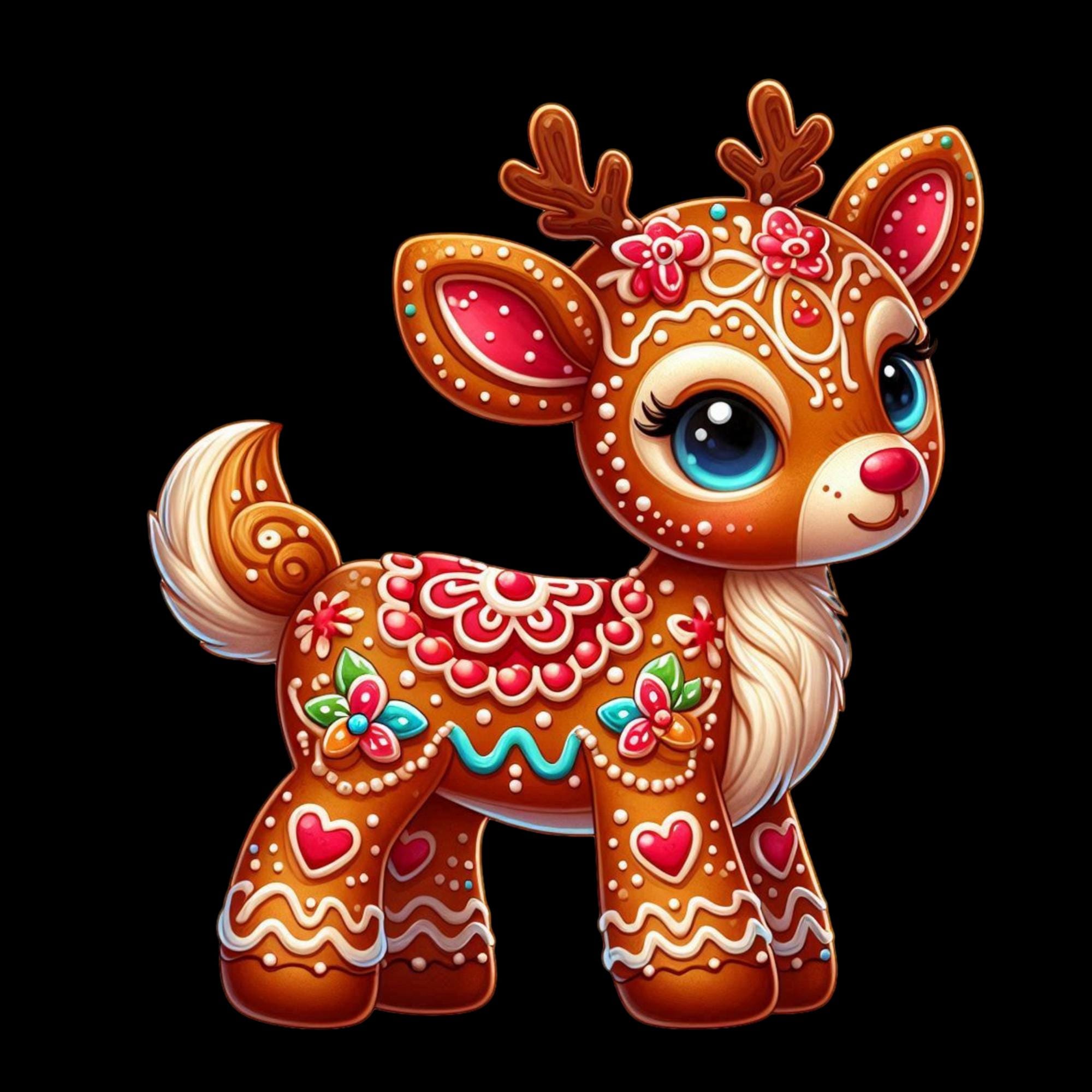 25 Gingerbread Cookies Clipart, Christmas Gingerbread Cookies PNG ...