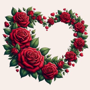 17 Valentine's Day Frames Clipart, Heart Floral Frame Clipart, Heart ...