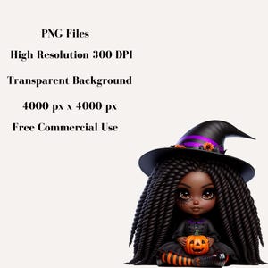 20 Halloween Chibi Girl Clipart, Chibi Clipart Bundle, Witch Chibi Girl ...