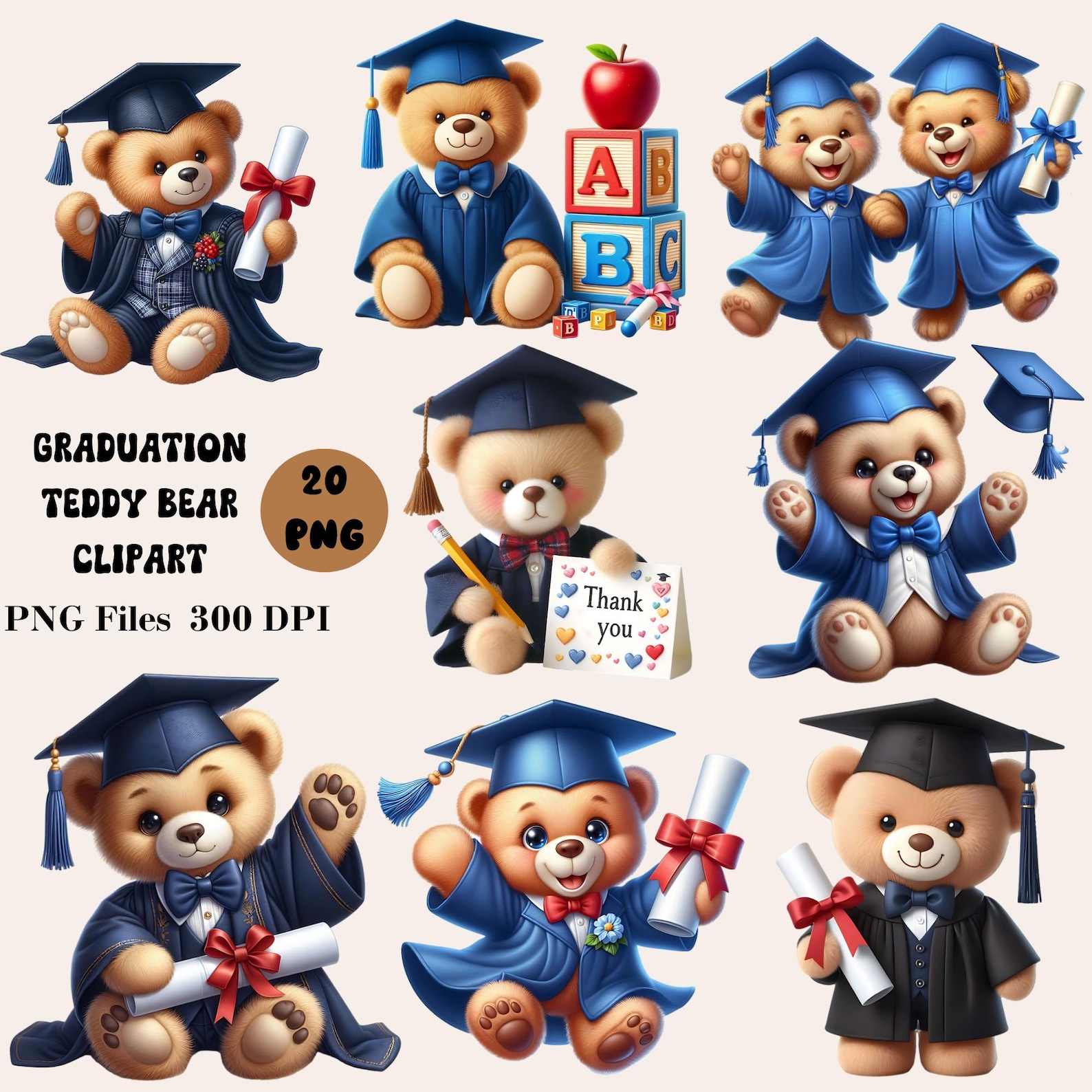 20 Graduation Teddy Bear Clipart, Preschool Graduation Clipart ...