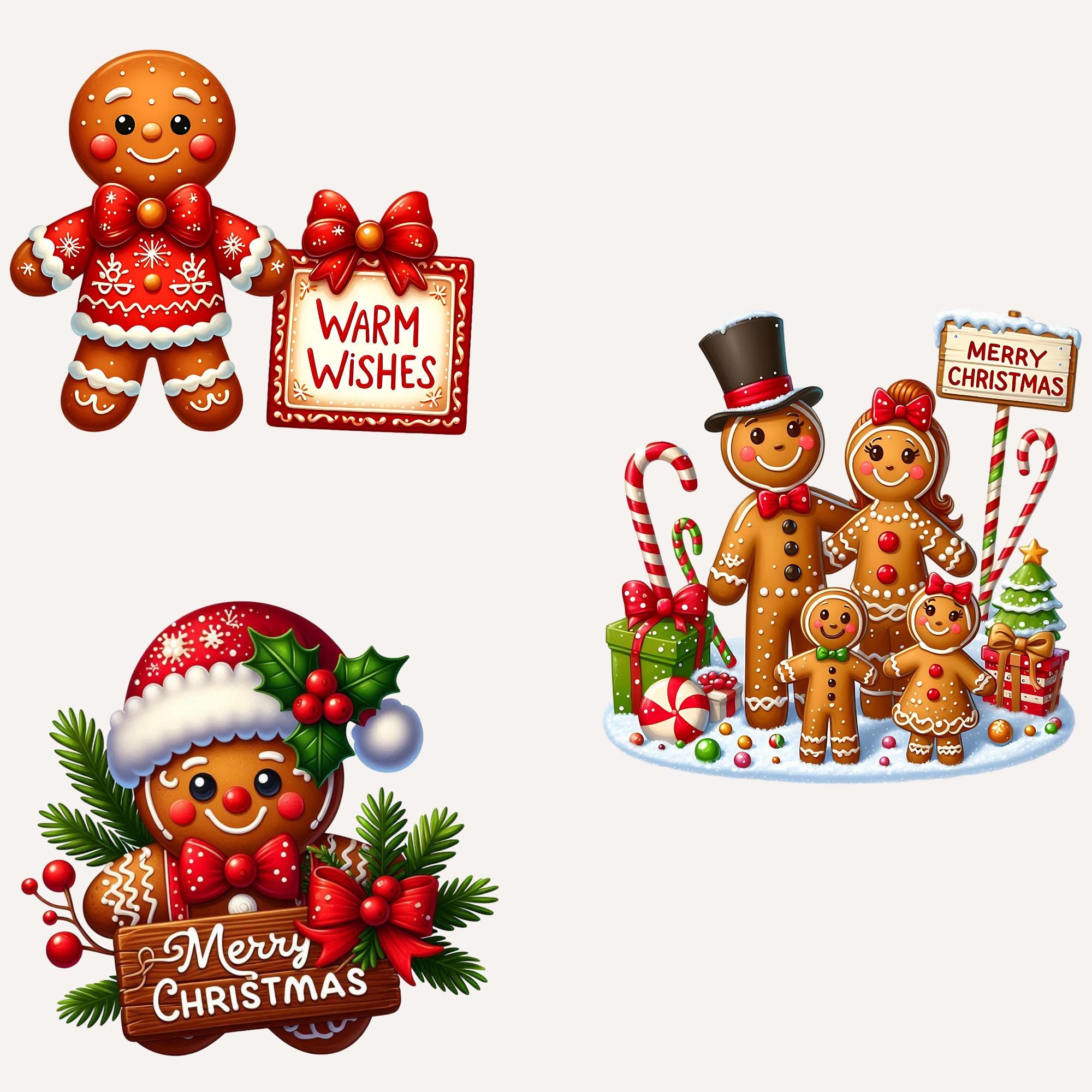 16 Gingerbread Man Clipart, Cute Gingerbread Man PNG, Gingerbread ...