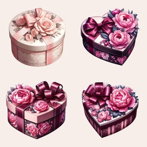 13 Valentines Gift Box Clipart, Valentines Gift PNG, Valentine's Day ...