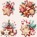 19 Christmas Cookies Clipart, Christmas Cookies PNG, Cute Christmas ...