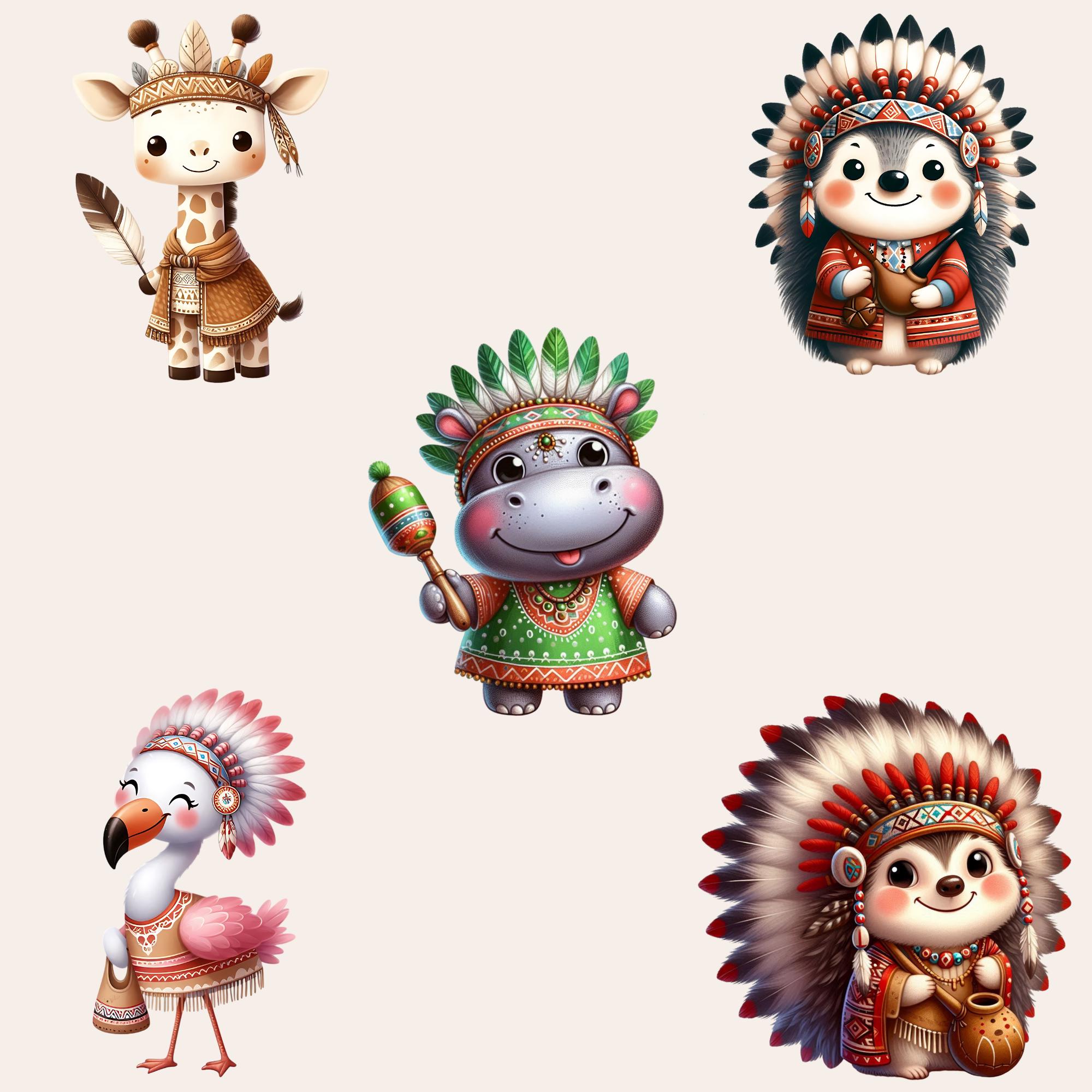 33 Indian Animals Clipart, Native Animals Clipart, Cute Woodland ...