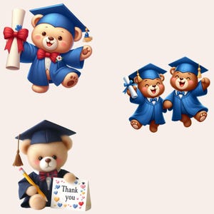20 Graduation Teddy Bear Clipart, Preschool Graduation Clipart ...