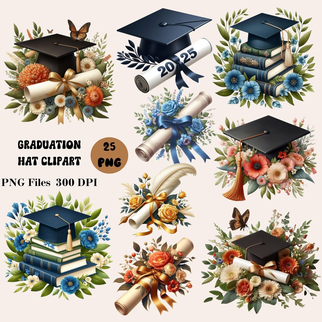 25 Graduation Hat Clipart, Graduation Cap PNG, Graduation Clipart ...