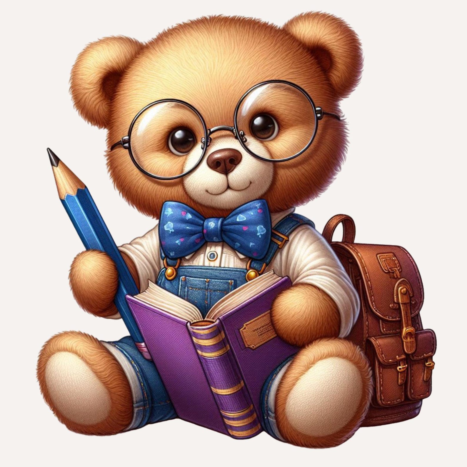 15 Back to School Teddy Bear Clipart, School Bear PNG, Back to School ...
