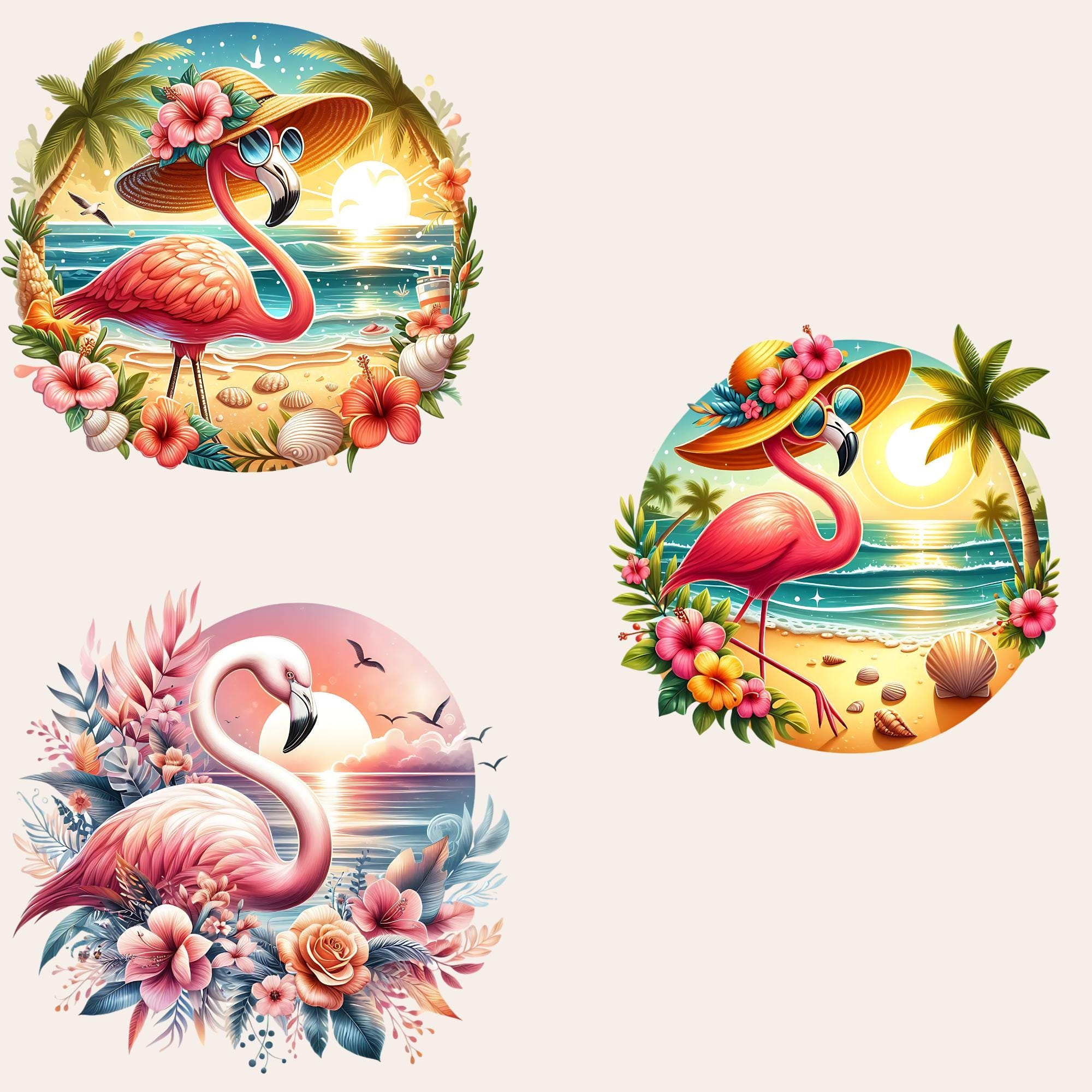 21 Pink Summer Flamingo Clipart, Cute Flamingo Clipart, Pink Flamingo ...