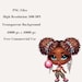19 Black Chibi Girl Clipart, Cute Chibi Girl PNG, Afro American Chibi ...