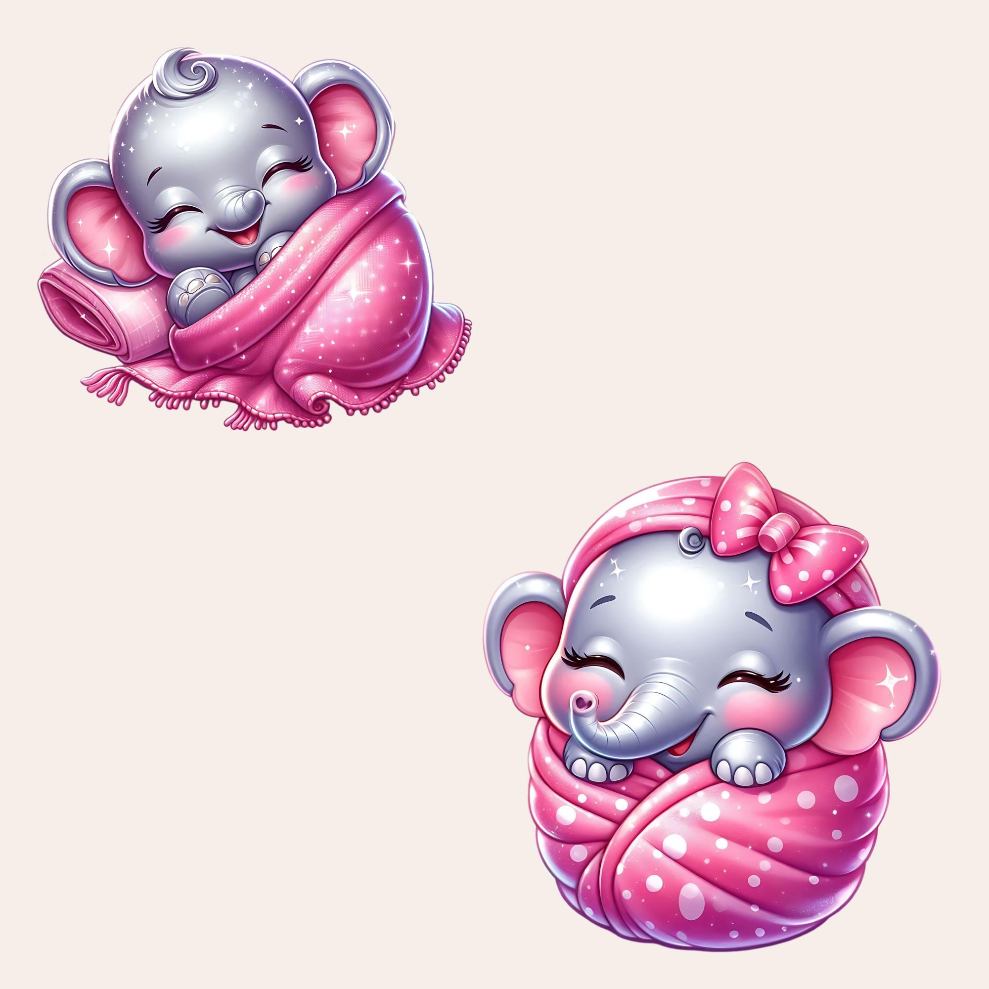 14 Pink Baby Elephant Clipart, Baby Elephant PNG, Elephant Girl Clipart ...