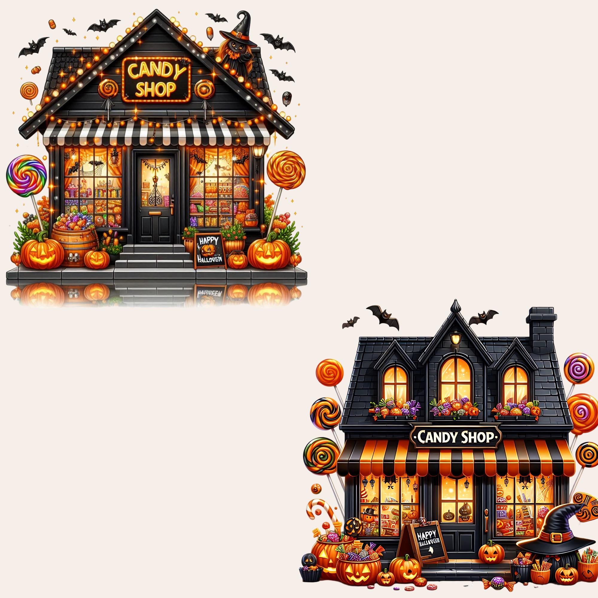 17 Halloween Candy Shop Clipart, Halloween Candy Store PNG, Halloween ...