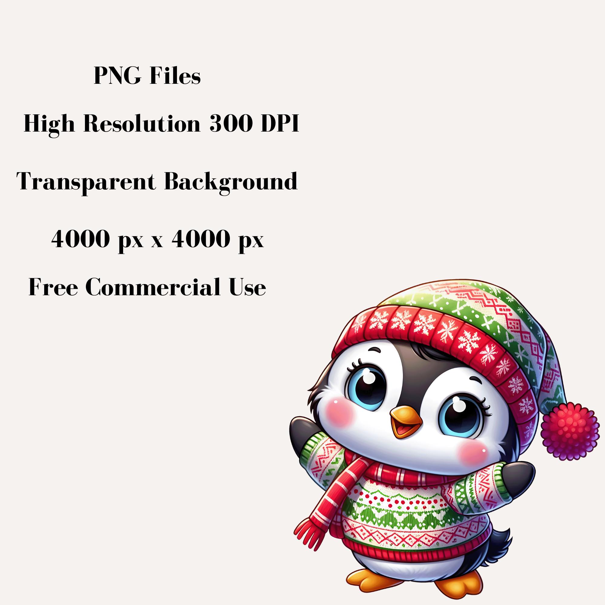 15 Christmas Penguin Clipart, Winter Penguin PNG, Xmas Penguin Clipart ...
